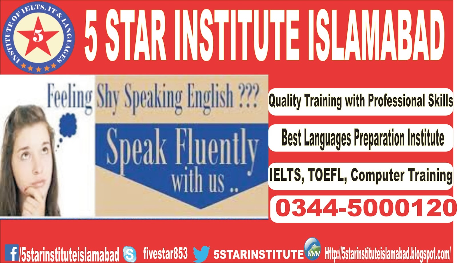 5 STAR INSTITUTE ISLAMABAD: English Language Course for Exam free ...