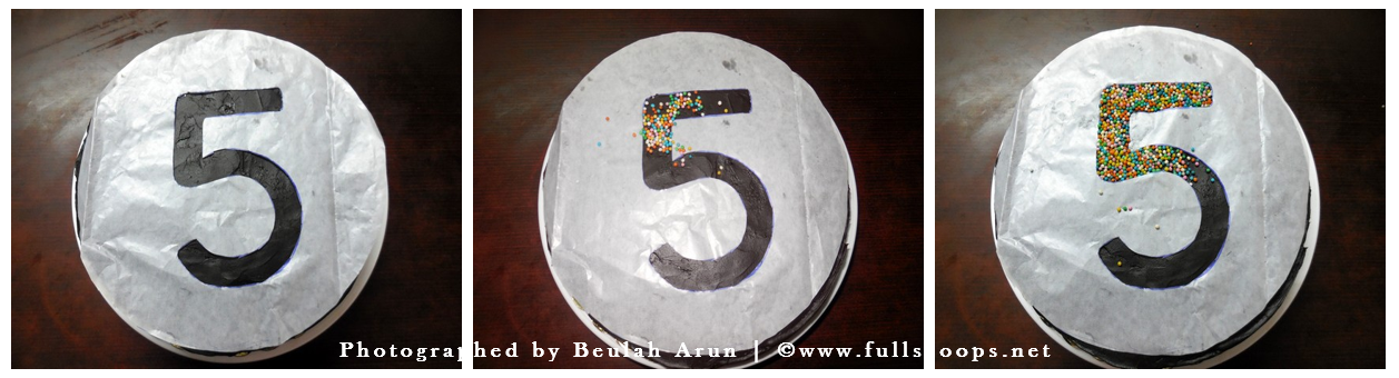Sprinkles Number Cake ~ Full Scoops - A food blog with easy,simple ...