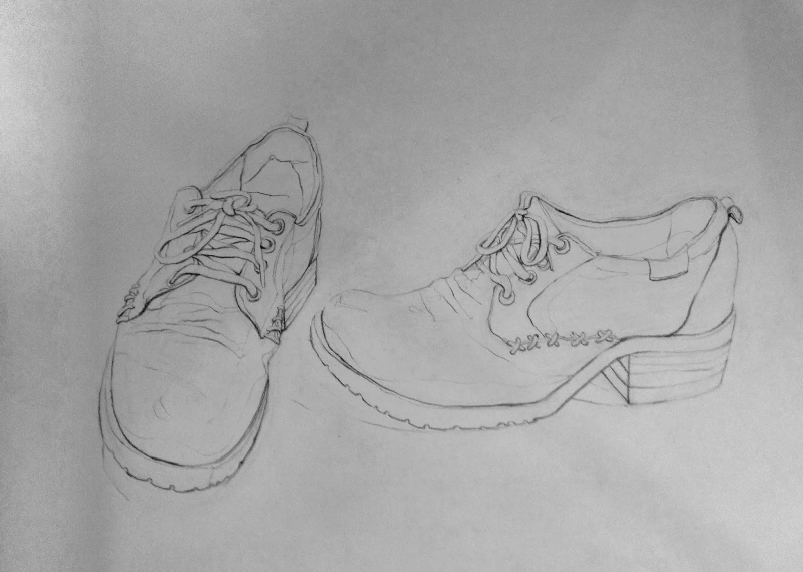 Foundations Drawing Fall '13: Shoe Contour: Due Oct. 8th