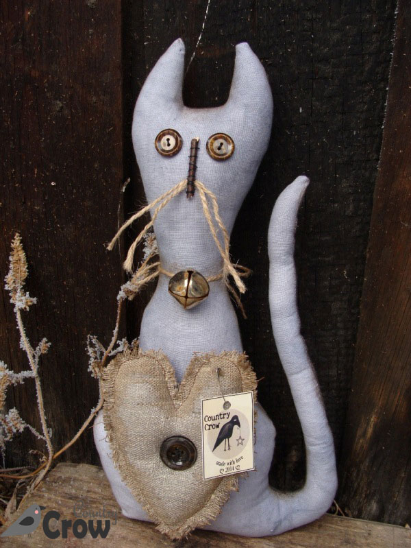 Primitive Cats TUTORIAL Коты Примитивы МК ~ Country Crow