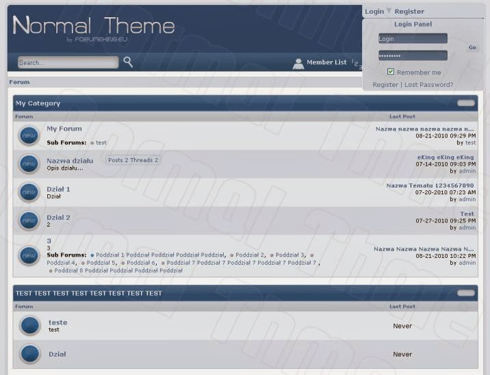 50+ Best Free MyBB Themes - Webprecis
