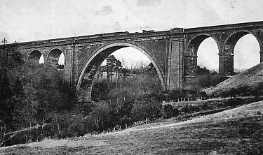 Tour Scotland: Old Photograph Ballochmyle Viaduct Scotland