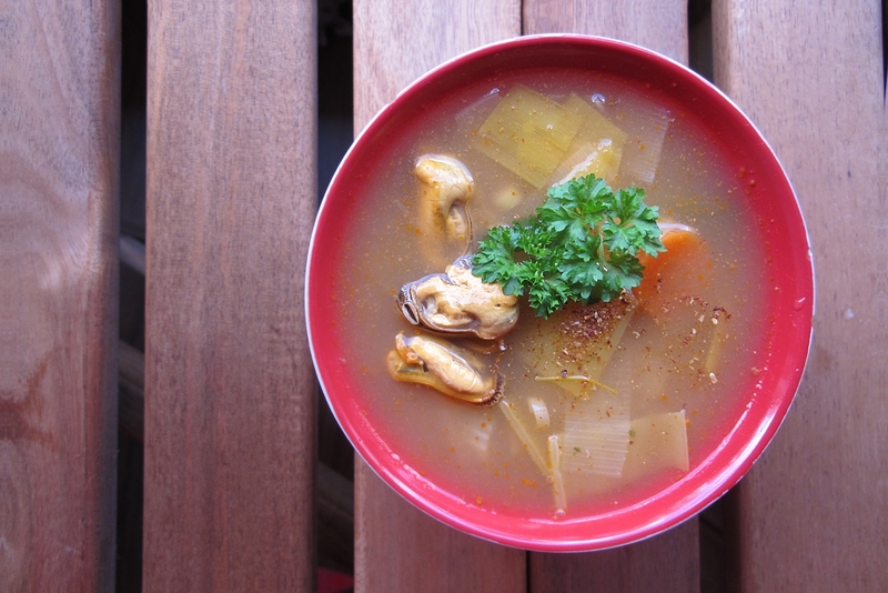 Moois van ' M(i)e': Recept: pikante mosselsoep...