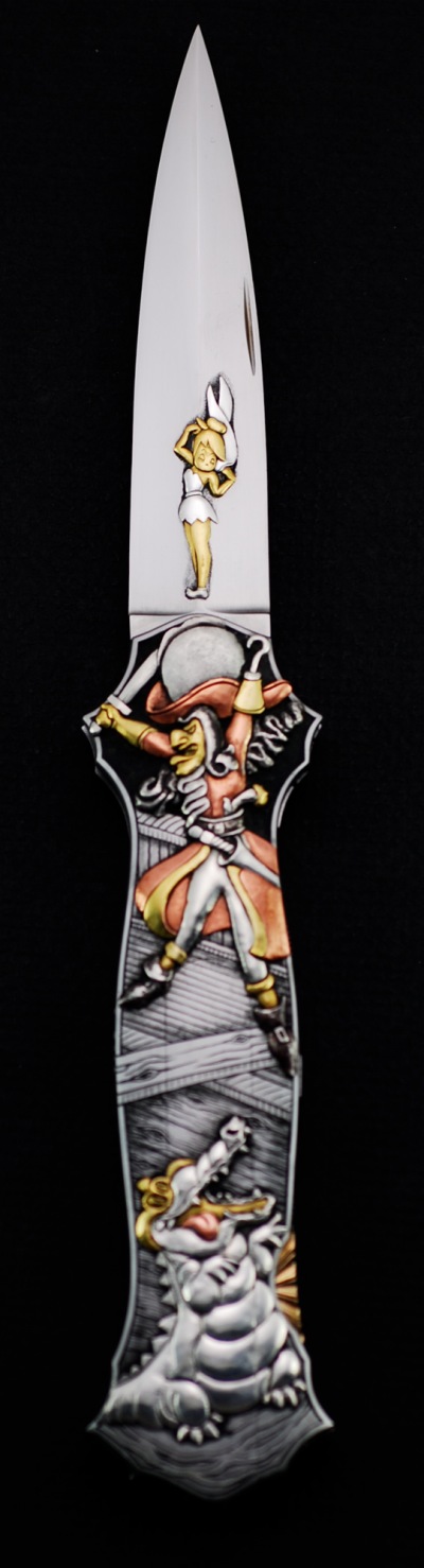 Knifeology Custom Knives: Peter Pan, one of the most spectacular knives ...