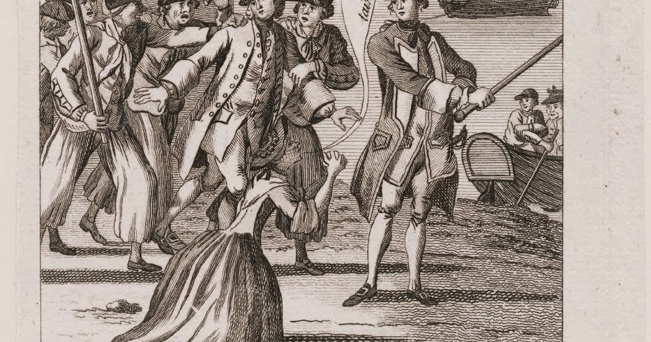 British Tars, 1740-1790: The Press Gang, or English Liberty Display'd, 1770