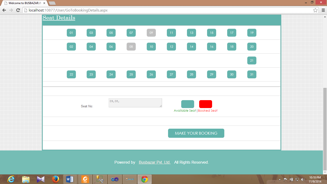 Tech Solution: Online Bus Reservation System project source code ...