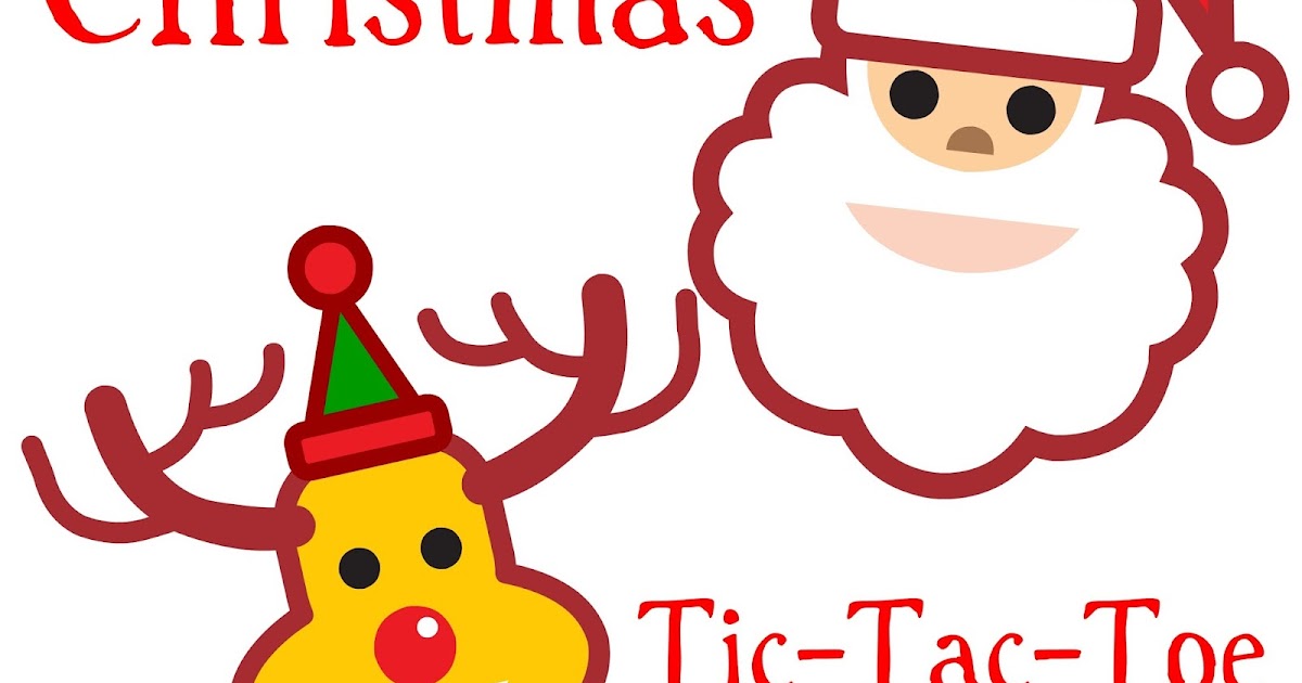 CJO Photo: Printable Christmas Tic-Tac-Toe Game