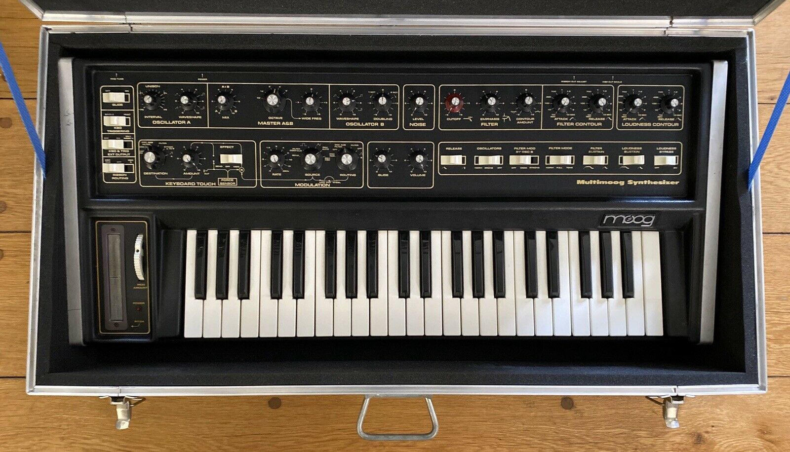 MATRIXSYNTH: Moog Multimoog Monophonic Analog Synthesizer SN 1383