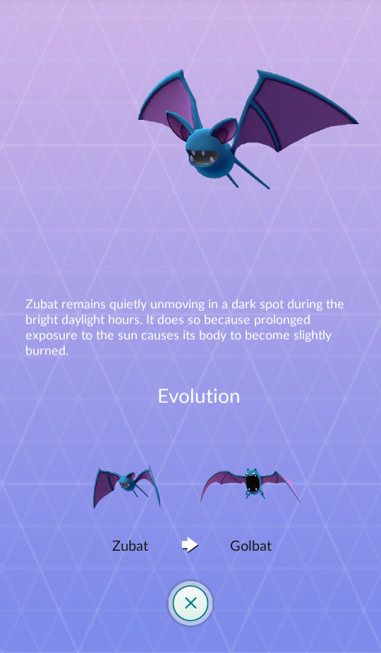 Pokemon Go: Zubat Evolution