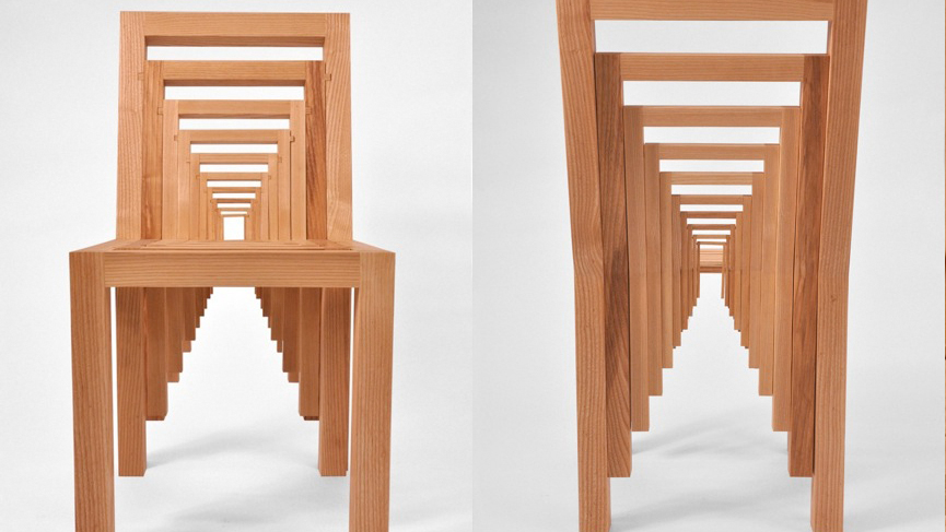 創意LineMall、創意生活: [椅子x錯覺] 讓你視覺錯亂的盜夢椅-Inception Chair