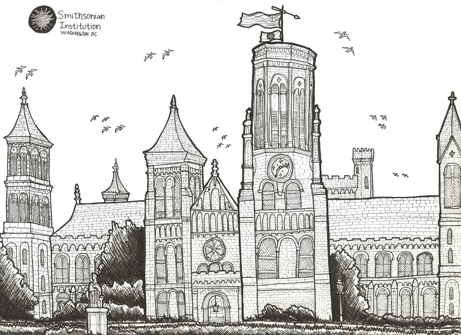 Urban Sketchers Seattle: 38TH SKETCHCRAWL SMITHSONIAN INSTITUTION ...