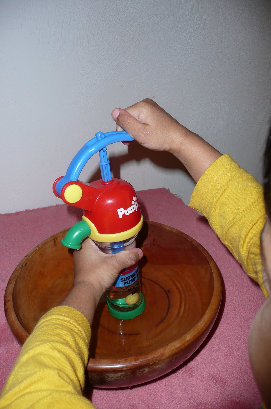 Montessori Teachings: Pumping Water
