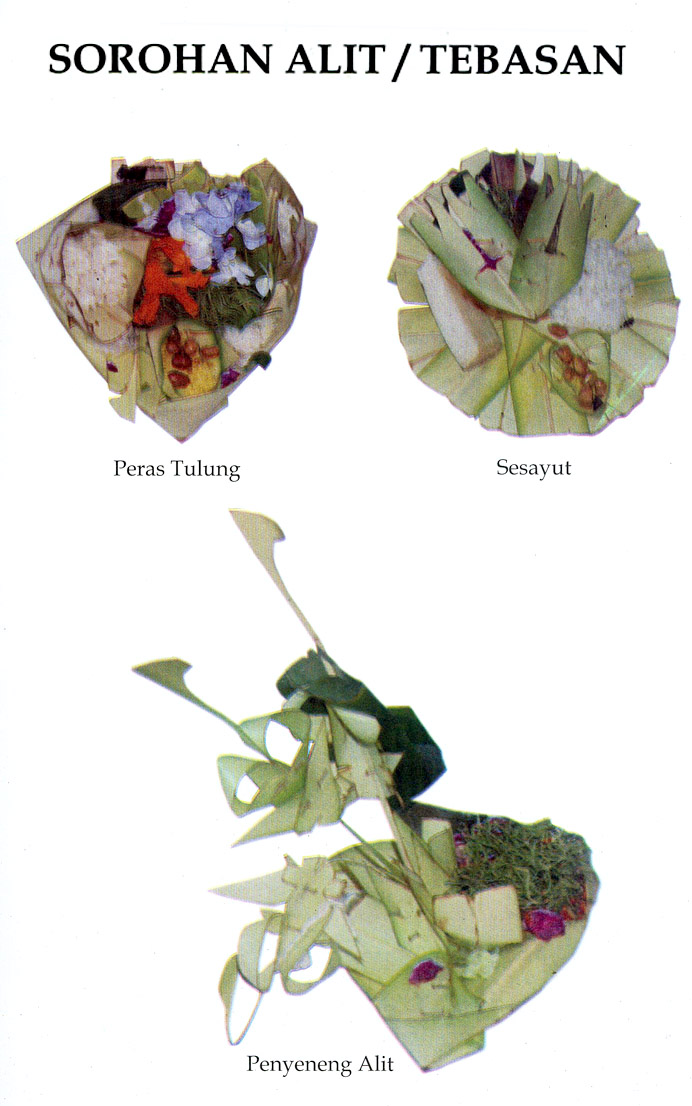 Serba Serbi Hindu - Bali: BANTEN SOROHAN ALIT / TEBASAN