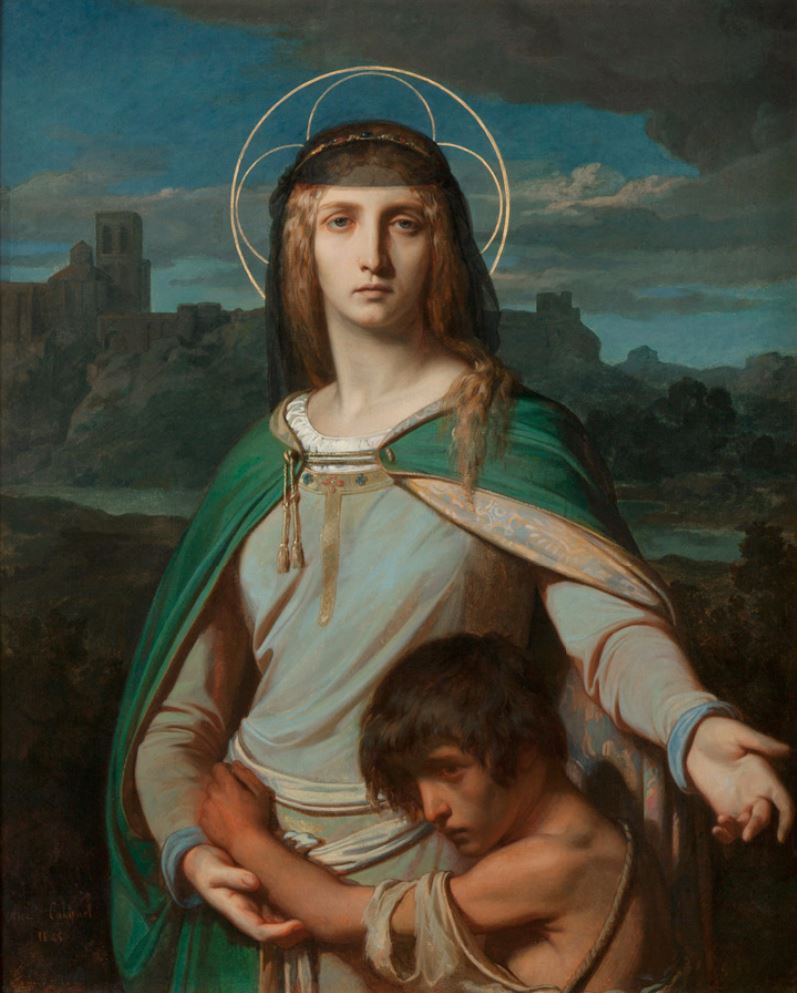 FRENCH PAINTERS: Alexandre CABANEL Saint Monica 1845