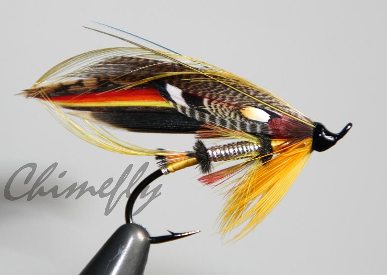 Moscas clásicas de Salmón del Chime.: The Yellow Torrish.