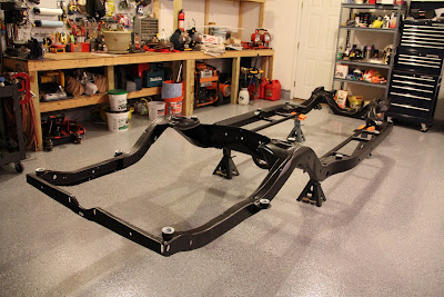 The making of Steve's 1966 Chevelle SS: Frame is painted!