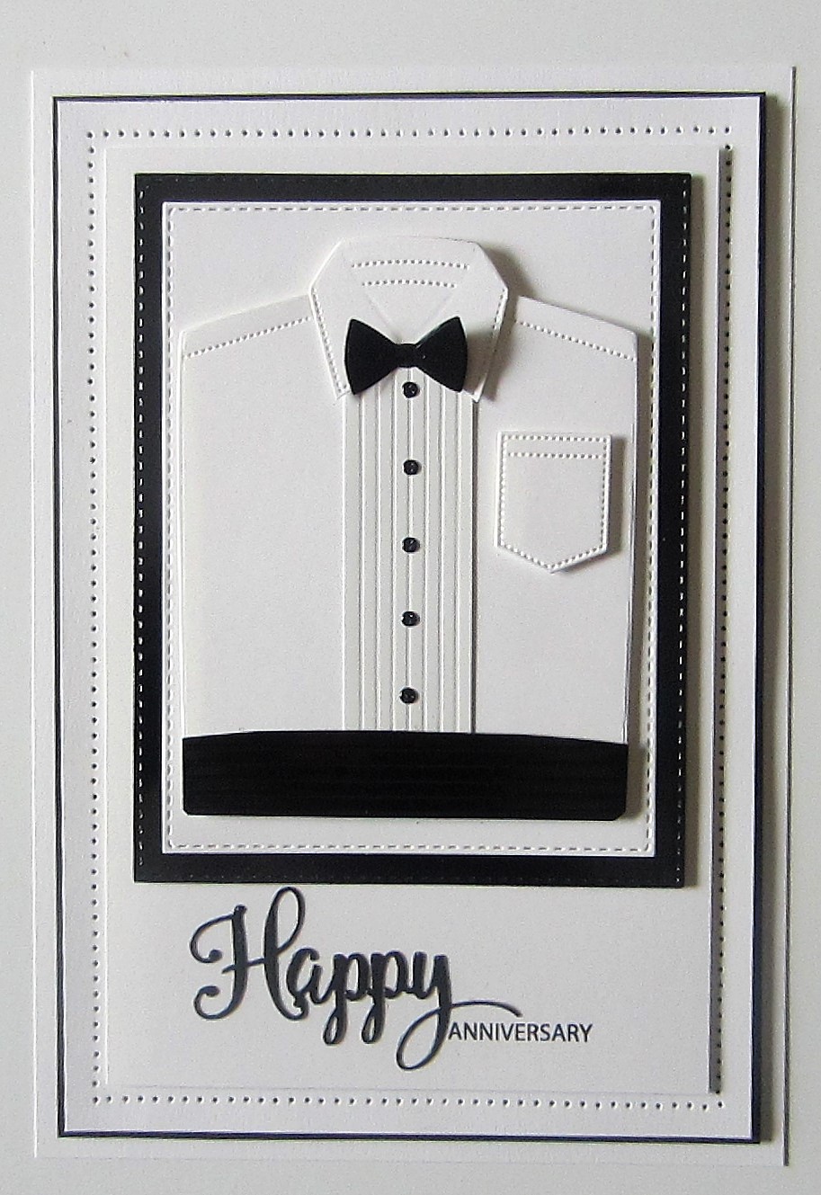 PartiCraft (Participate In Craft): Formal Attire Card