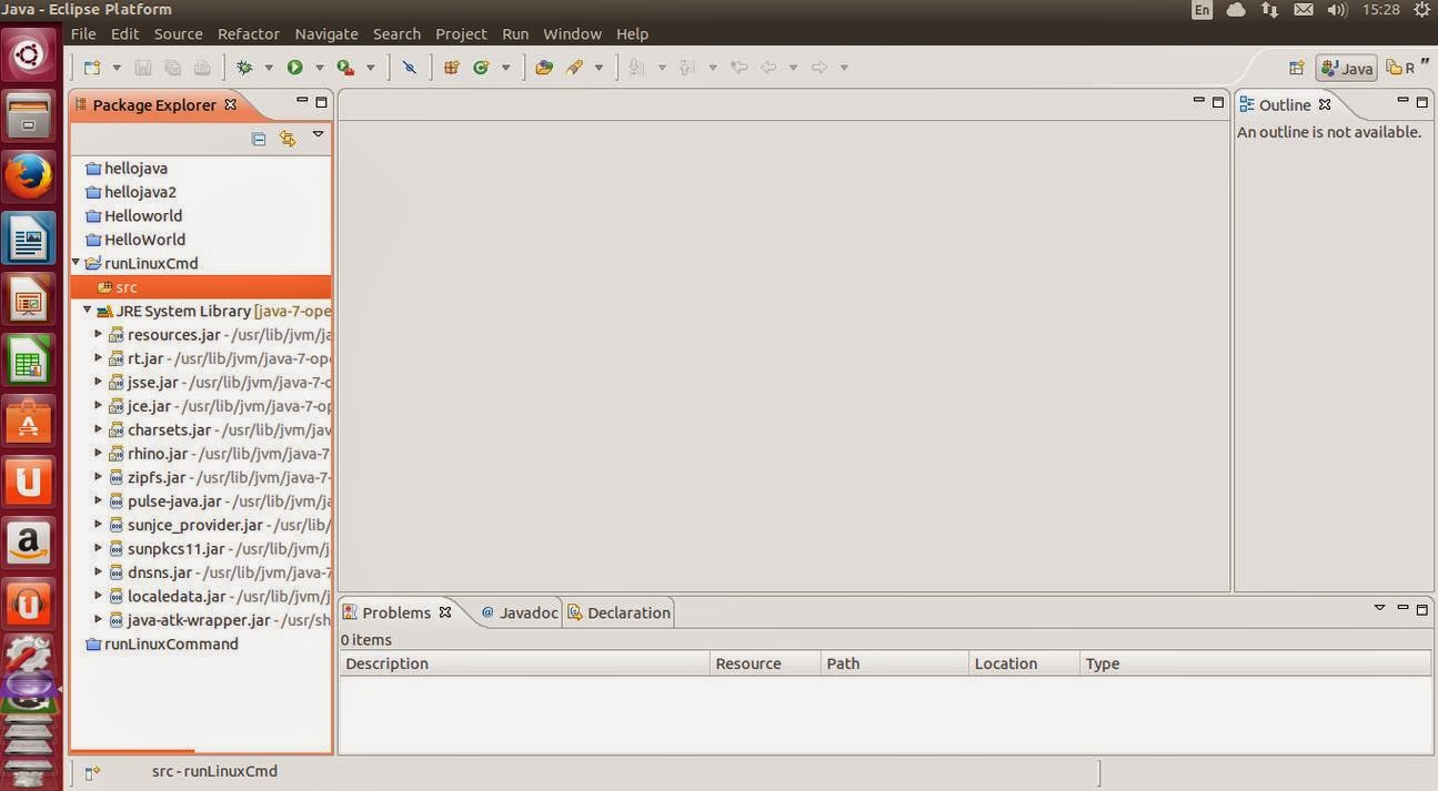 Arsip Ku: Membuat Aplikasi Untuk Menjalankan Perintah Linux Dengan Java