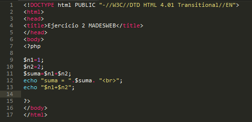 PRIMEROS PROGRAMAS EN PHP: COMO CONCATENAR EN PHP - MaDesWeb