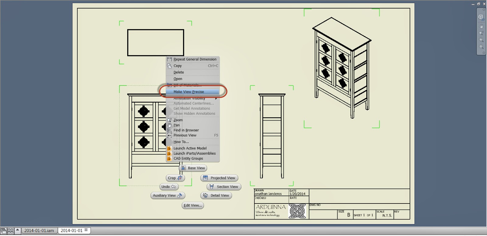 Calculating the views into precise views.