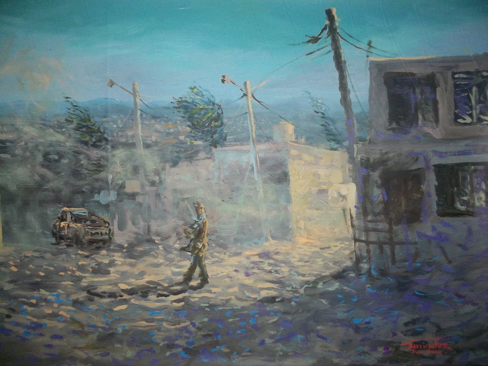Pinturas de barrio de Cesar Barrientos