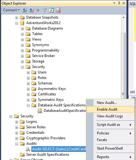 All about SQLServer: SQL Server 2008 - Audit SELECT performed on ...