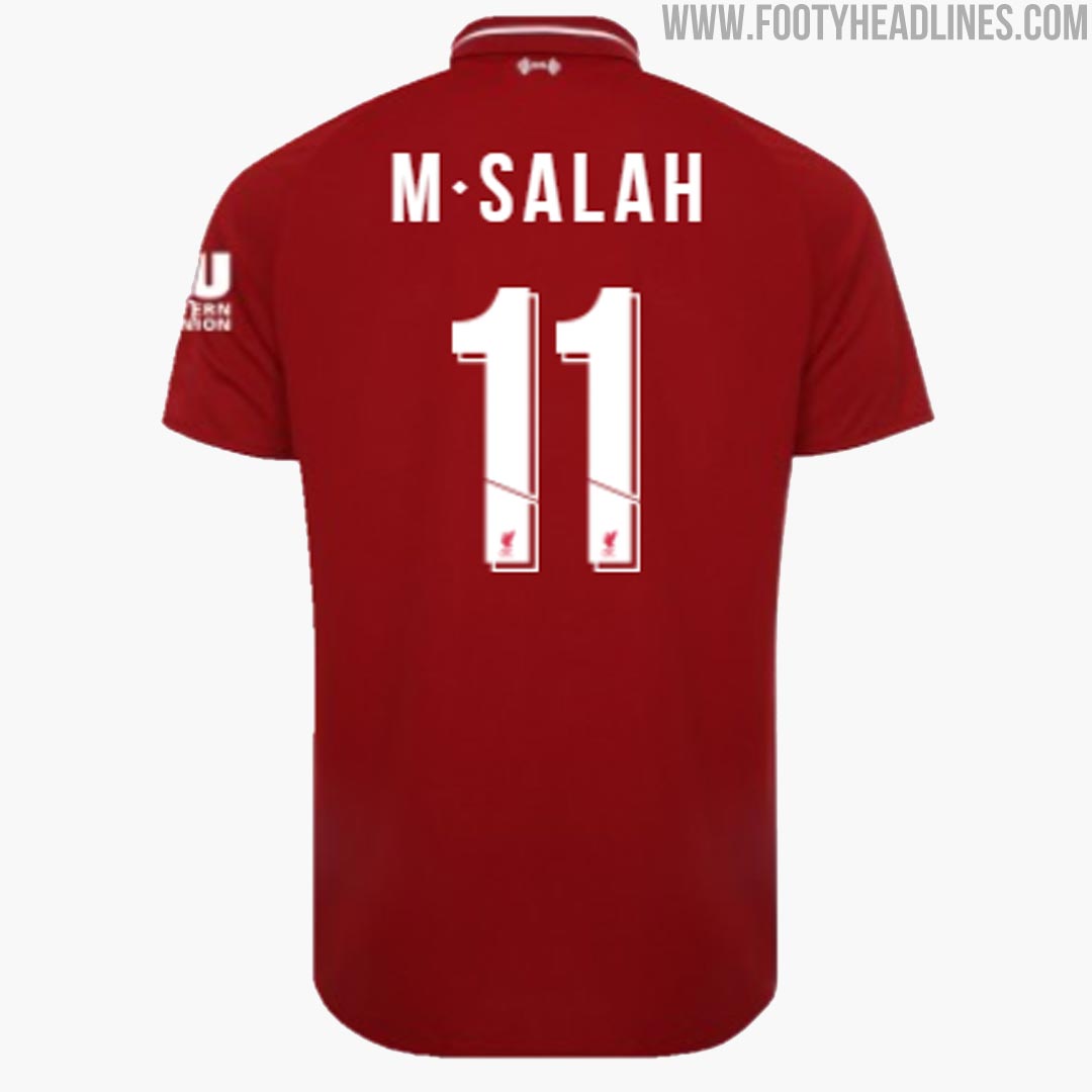 All-New Liverpool 18-19 Kit Font Revealed - Footy Headlines