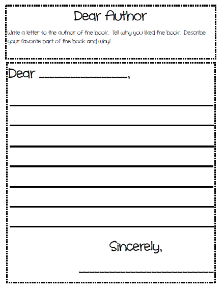 Jennifer's Teaching Tools: Author Study Ideas