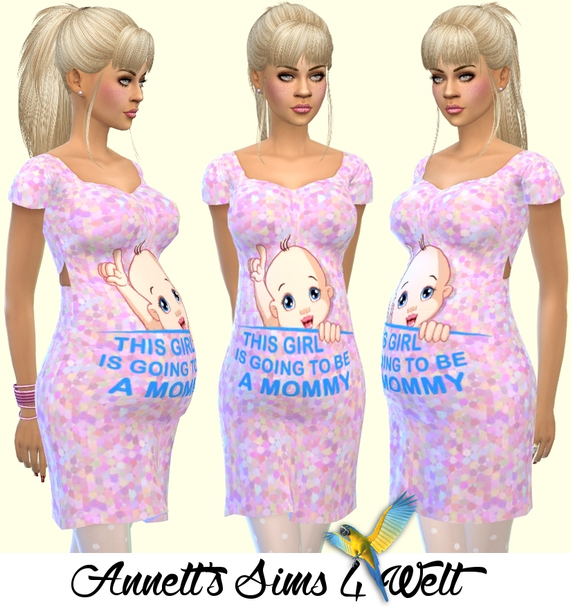 Annett's Sims 4 Welt: Maternity Dress