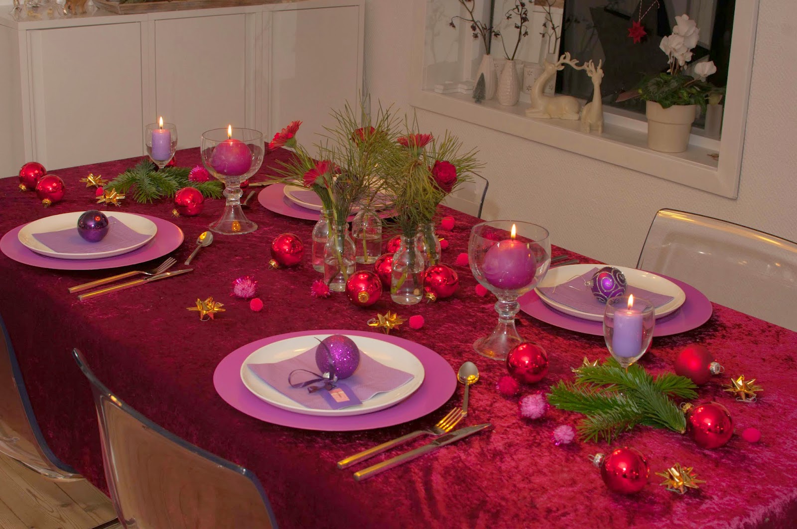 Kreativ Tankeknips: Inspiration til juleborde.