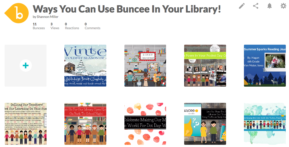 The Library Voice: Say Hello To Buncee Boards!