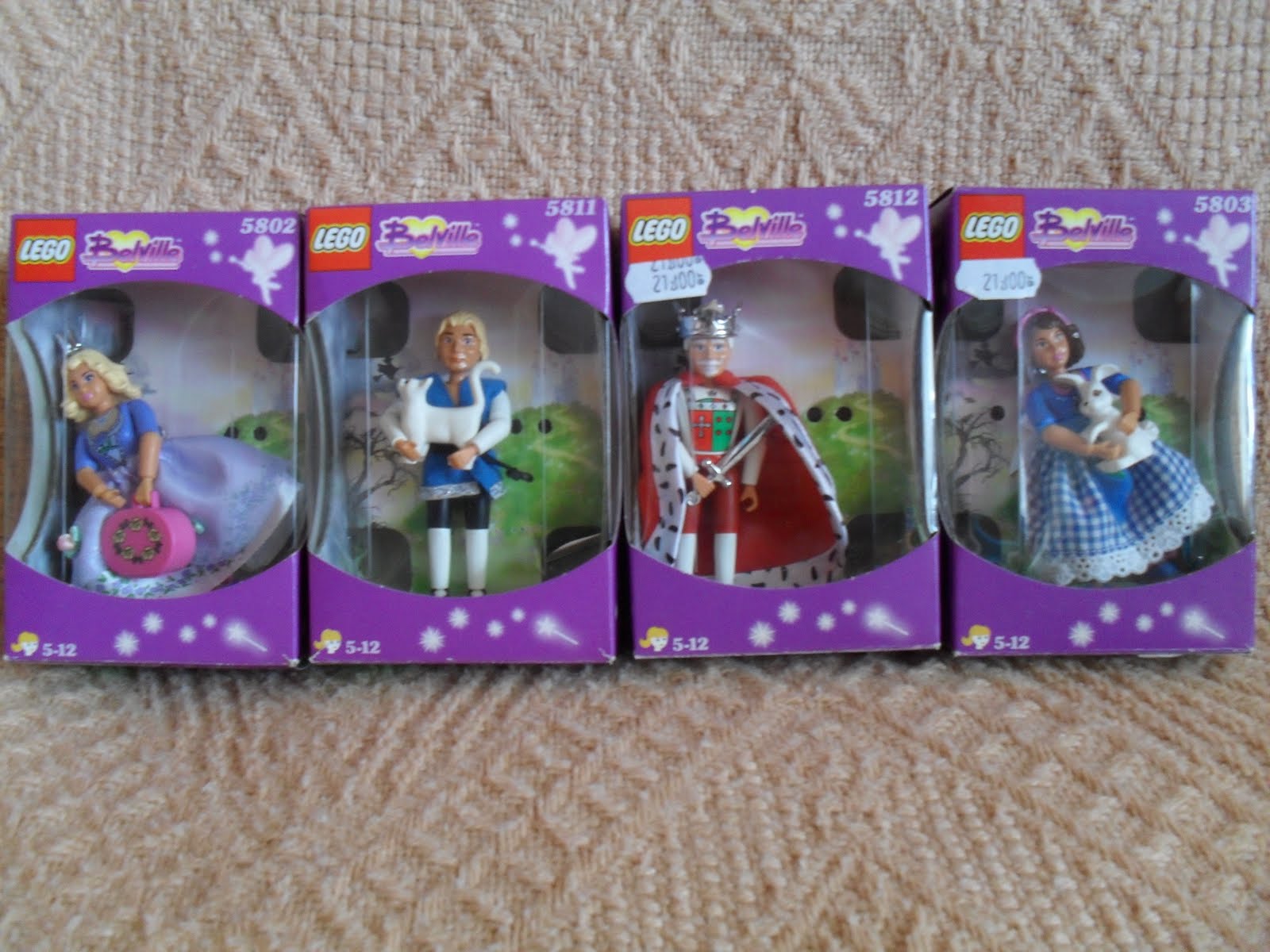 Zabawkarnia: Lego Belville - 5802 Princess Rosaline, 5811 Prince Justin ...