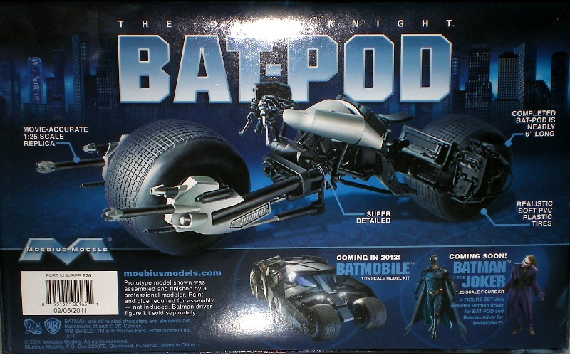 A.C.M.E. Cuyo: Batman the Dark Knight Bat Pod - Kit Review