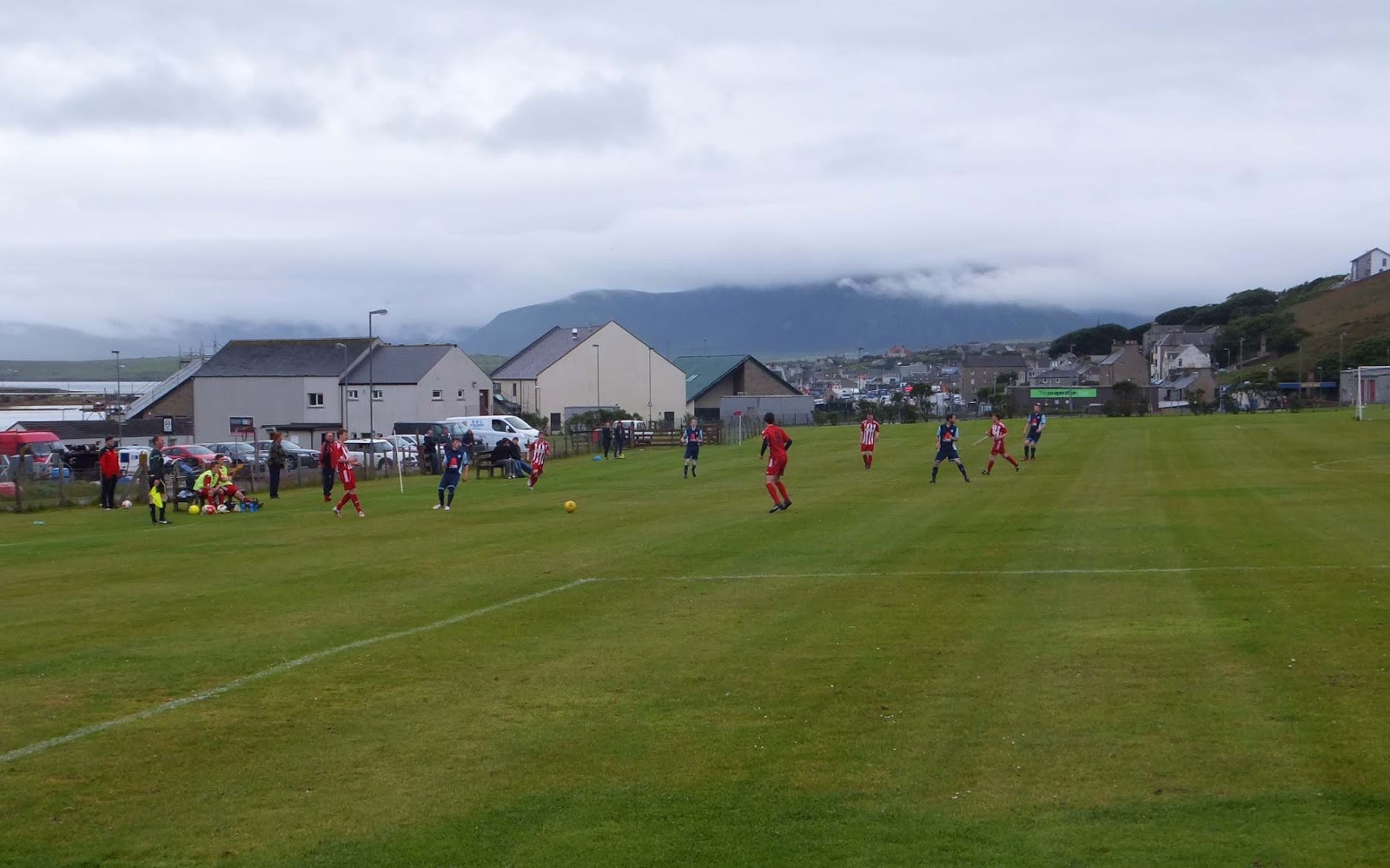 West Mainland v East Mainland at Stromness Athletic FC