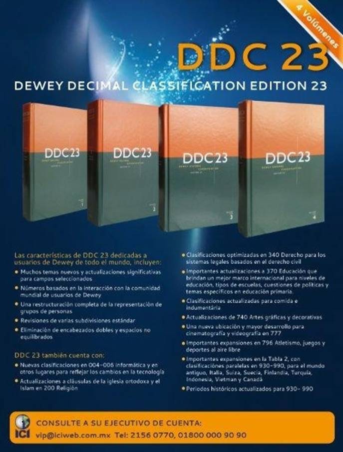 Viva Biblioteca Viva: Classificação Decimal Dewey 23ª edição