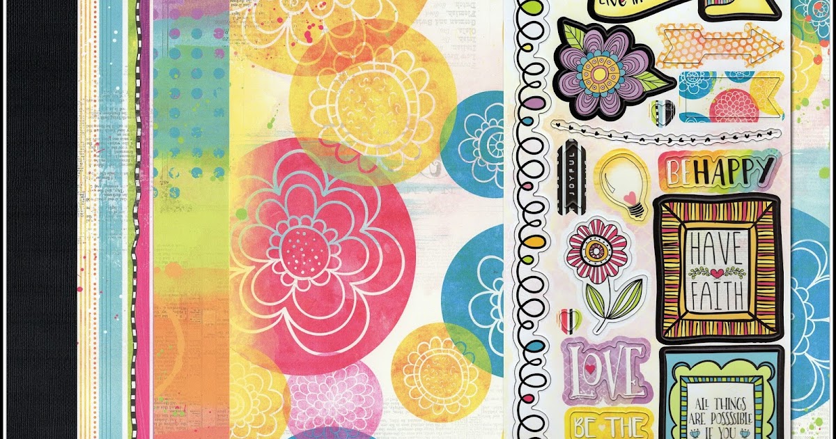 The ScrapRoom Blog: Bo Bunny "Believe" Page Kit & Layout Reveal