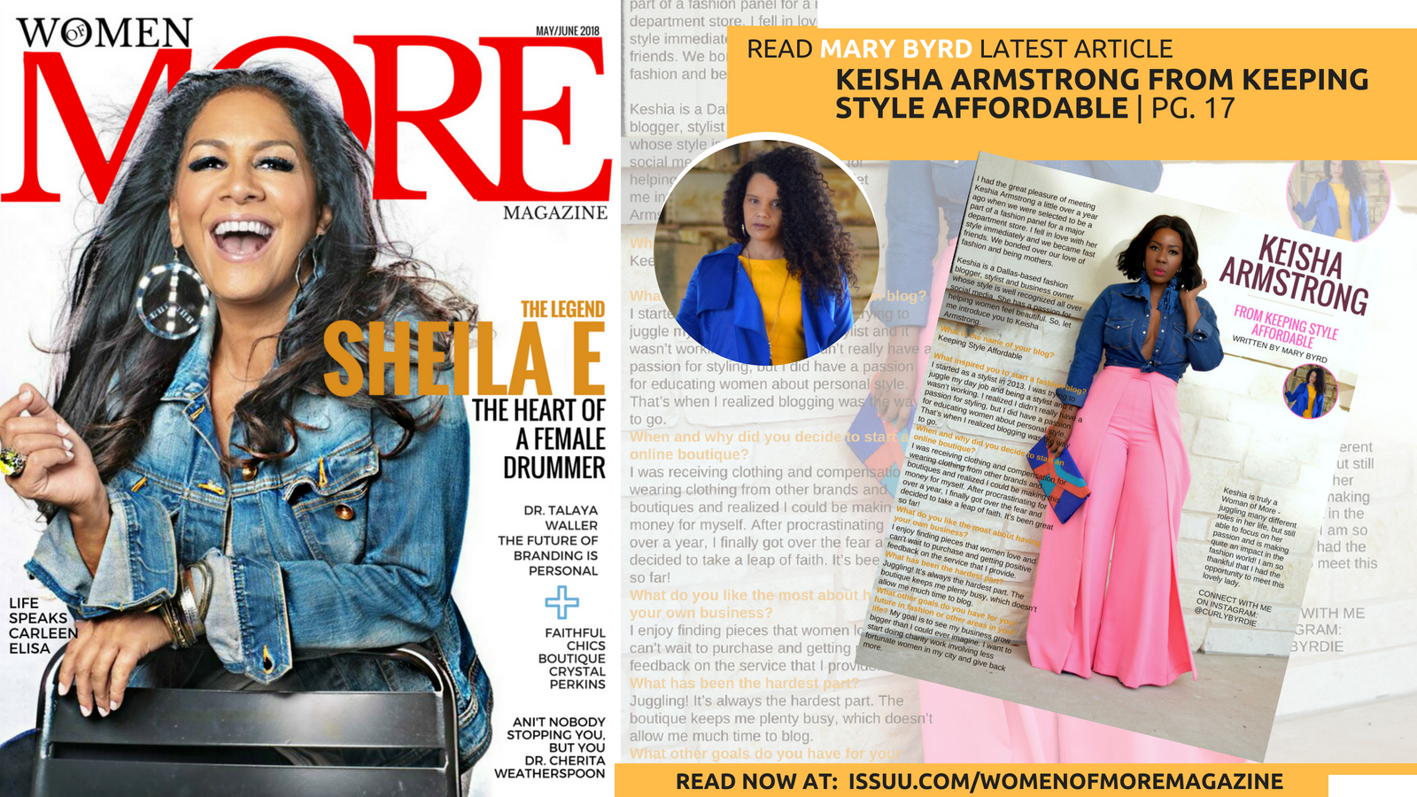 Curlybyrdie Chirps: WCW - Women of More Magazine