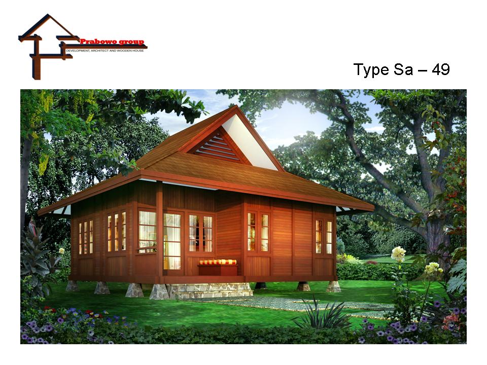 Contoh Bentuk Rumah Kayu Modern