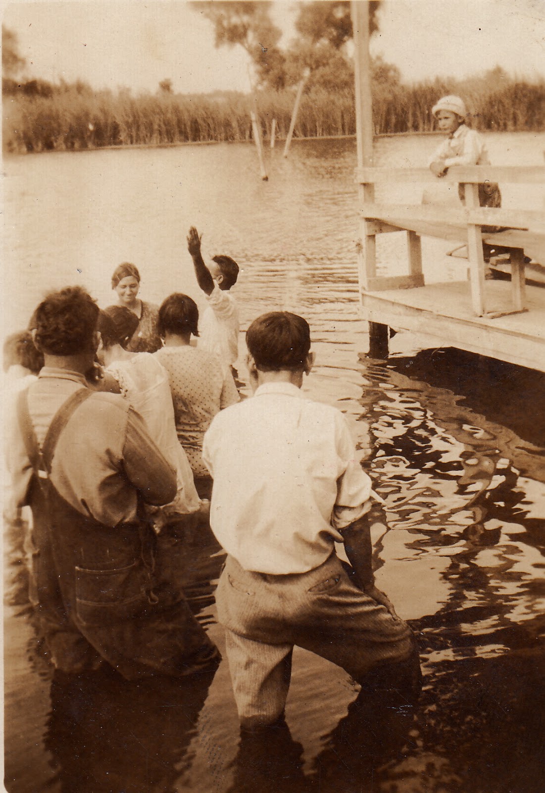 old time religion by Jim Linderman: Scenes from an Immersion Baptism ...