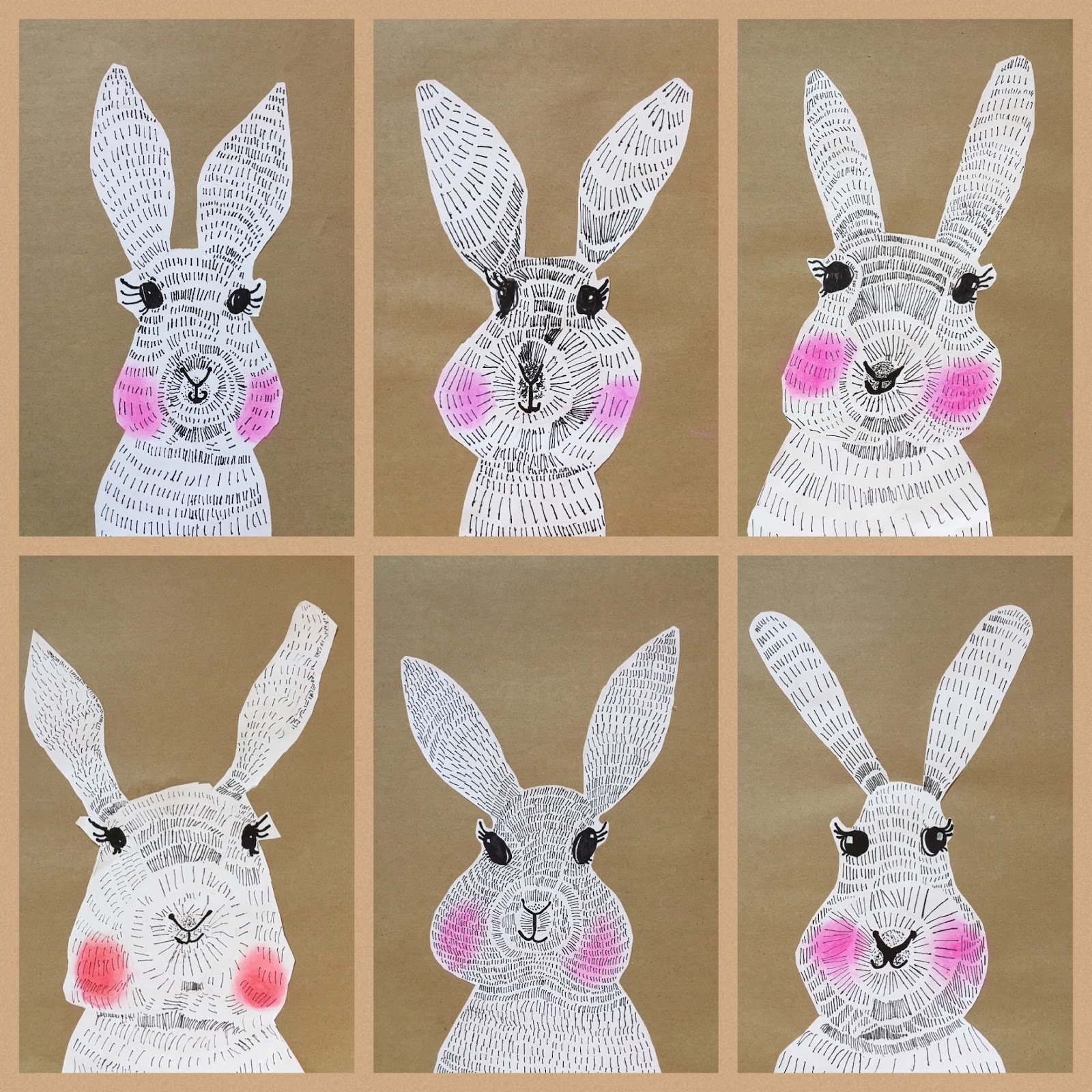 Rabbit Drawings For Kids