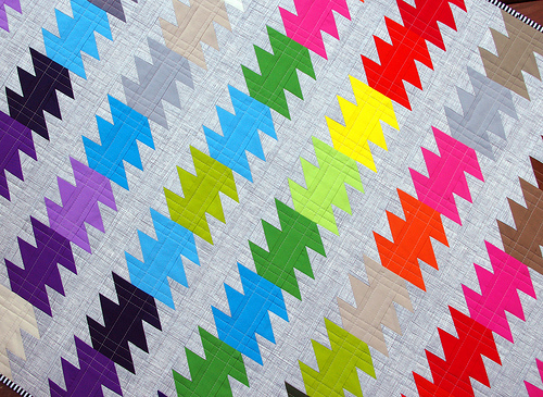 Red Pepper Quilts: The Rainbow Ripple Quilt and Pattern