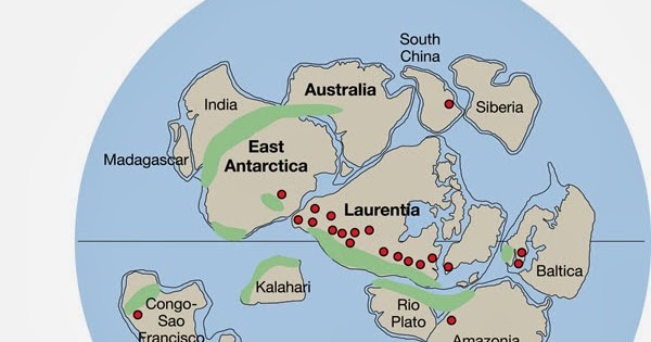 History of the Earth: January 28. The Supercontinent of Rodinia