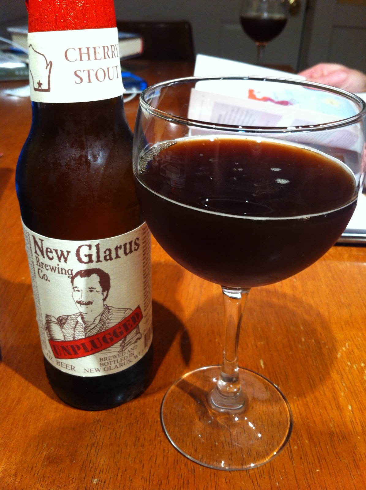 what we’re drinking: 561. New Glarus Cherry Stout
