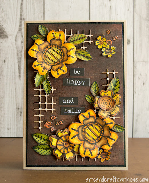 Card for Take It Make It challenge: Be happy and smile! - Elina Stromberg