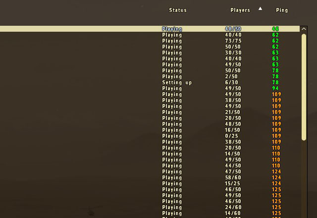 Kodabar DayZ blog: DayZ - How to get on a server