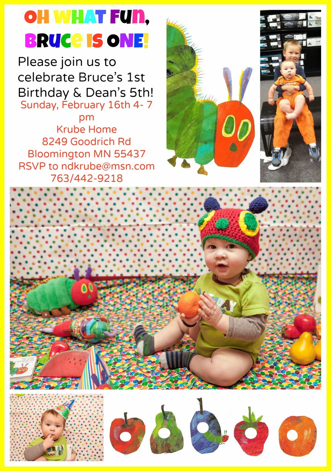 Simply Blessed Journey of Life: A Very Hungry Caterpillar Themed 1st ...