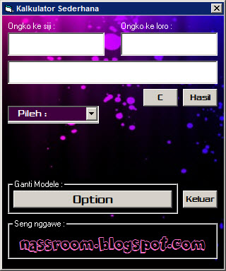 Kalkulator Sederhana dengan Visual Basic 6.0 | Blog room