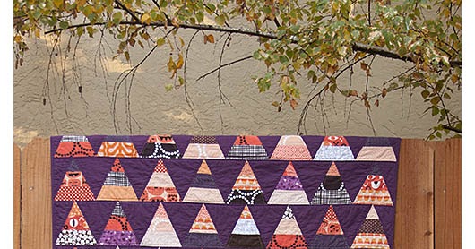 Little Bluebell: Candy Corn Quilt is Finished