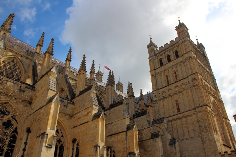 Touring Exeter Cathedral