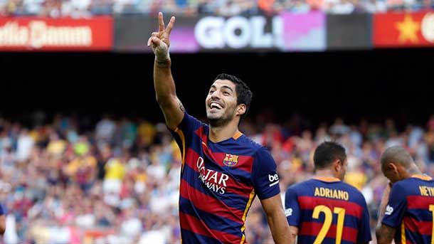 Suárez ya lleva seis dobletes y un 'hat-trick' con el Barça